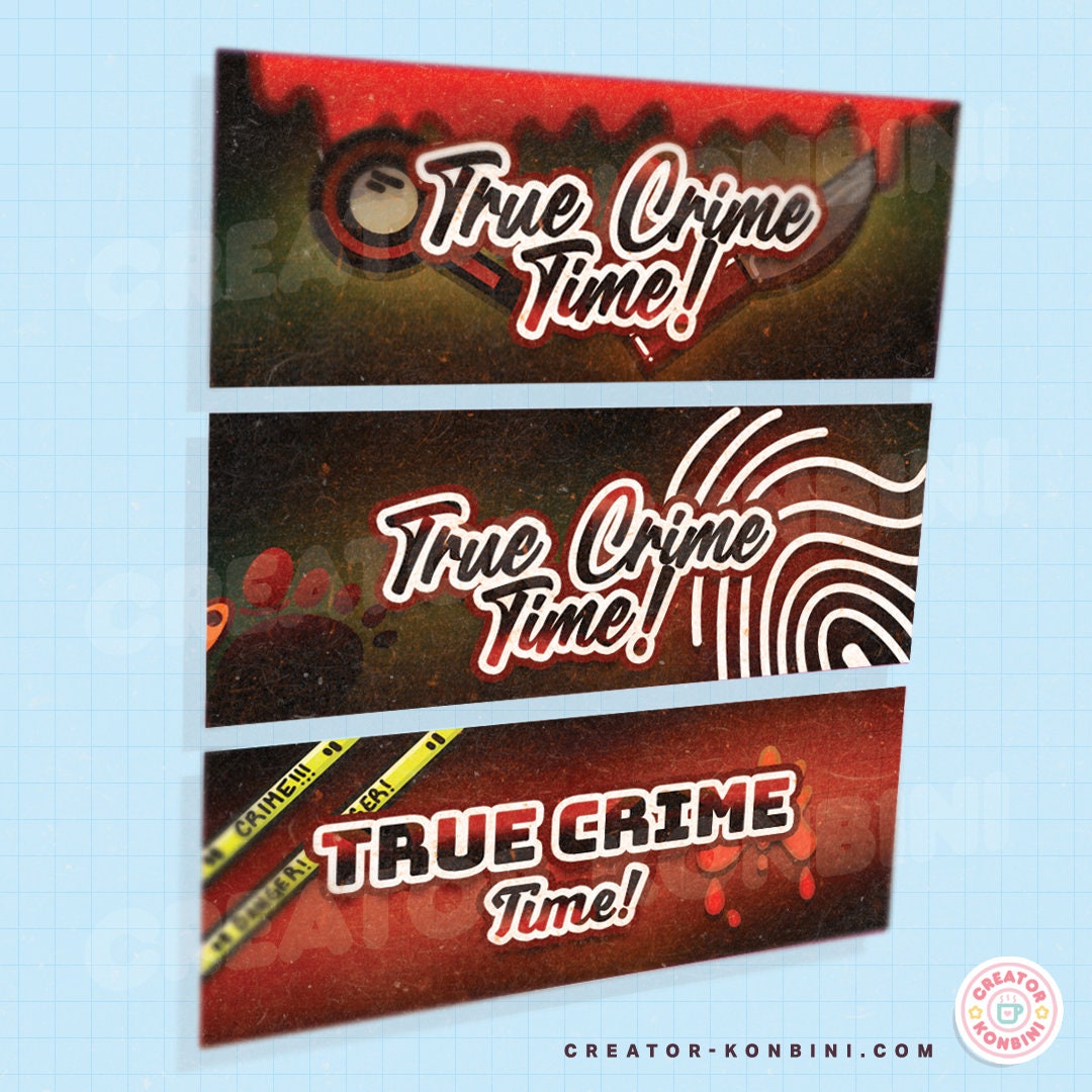 True Crime - Discord Event Banners - Etsy