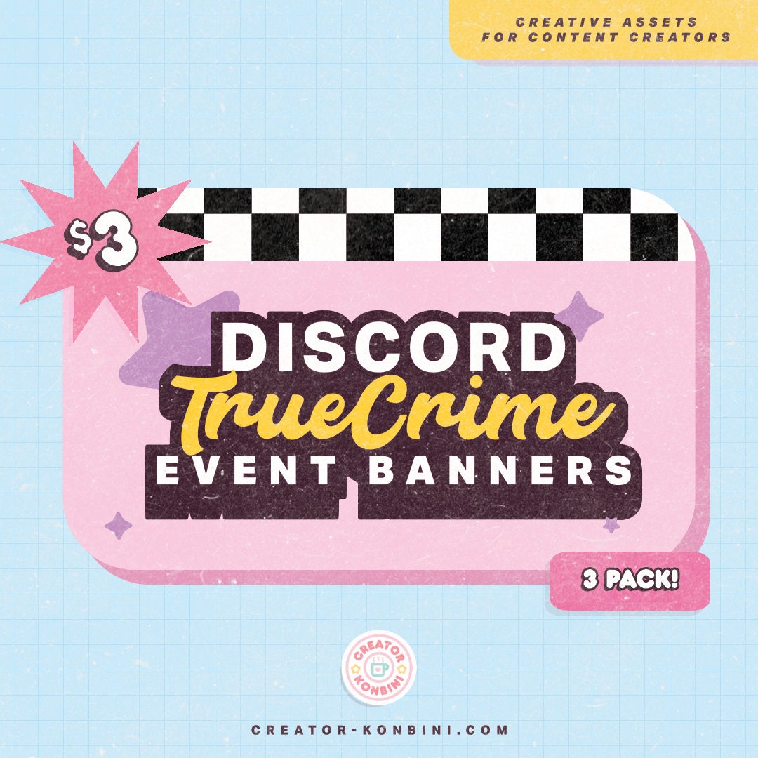 True Crime Discord Event Banners - Etsy