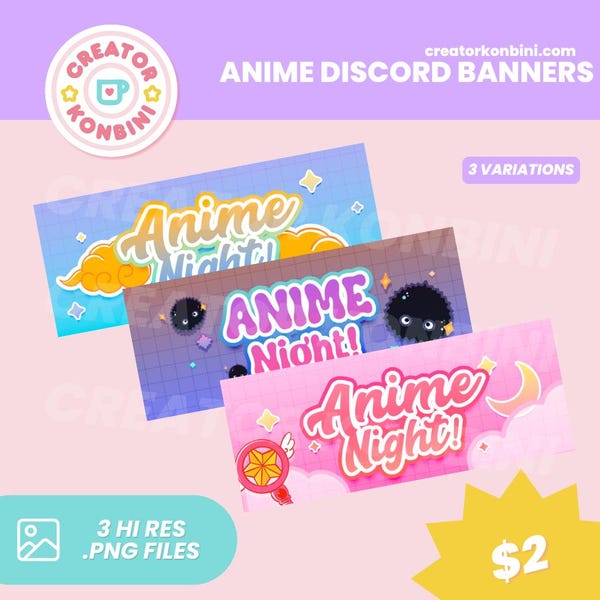 Discord Banners Pink - Etsy