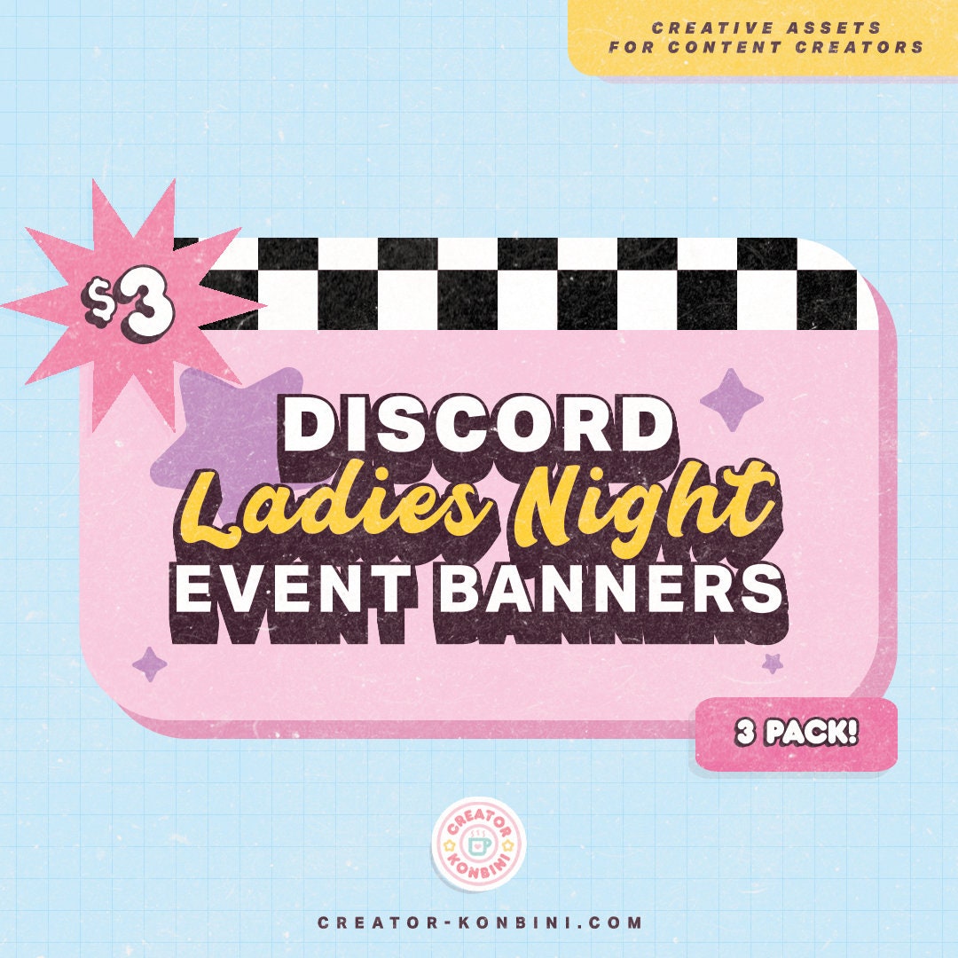 Ladies Night Discord Event Banners - Etsy