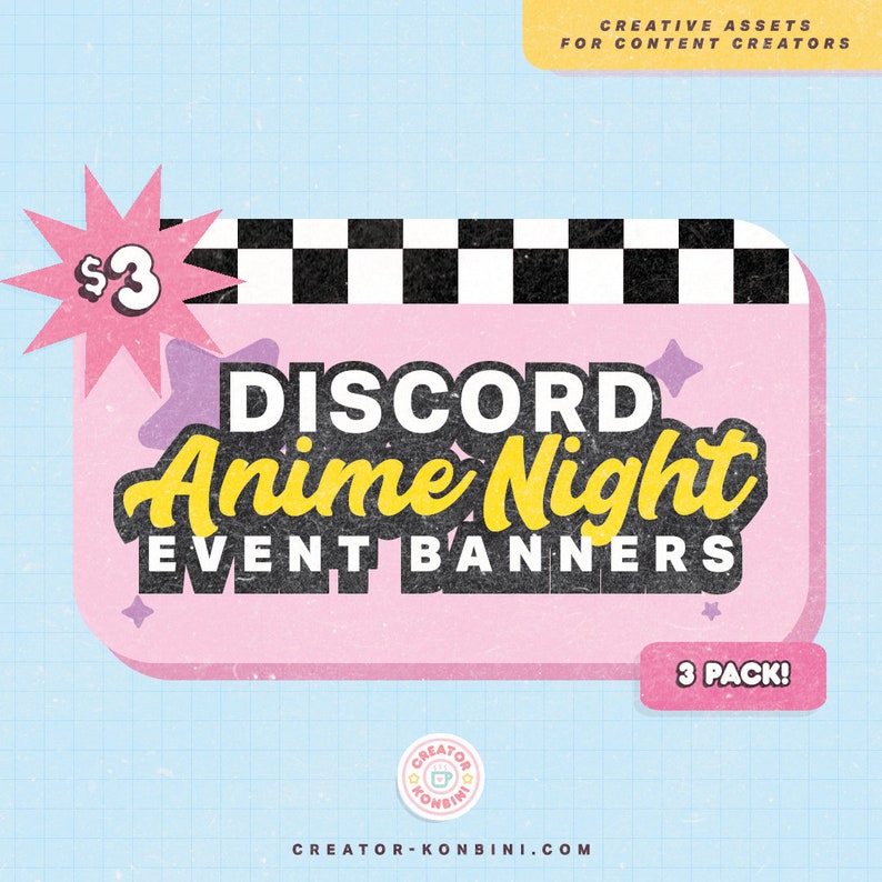Anime Discord Event Banners - Etsy