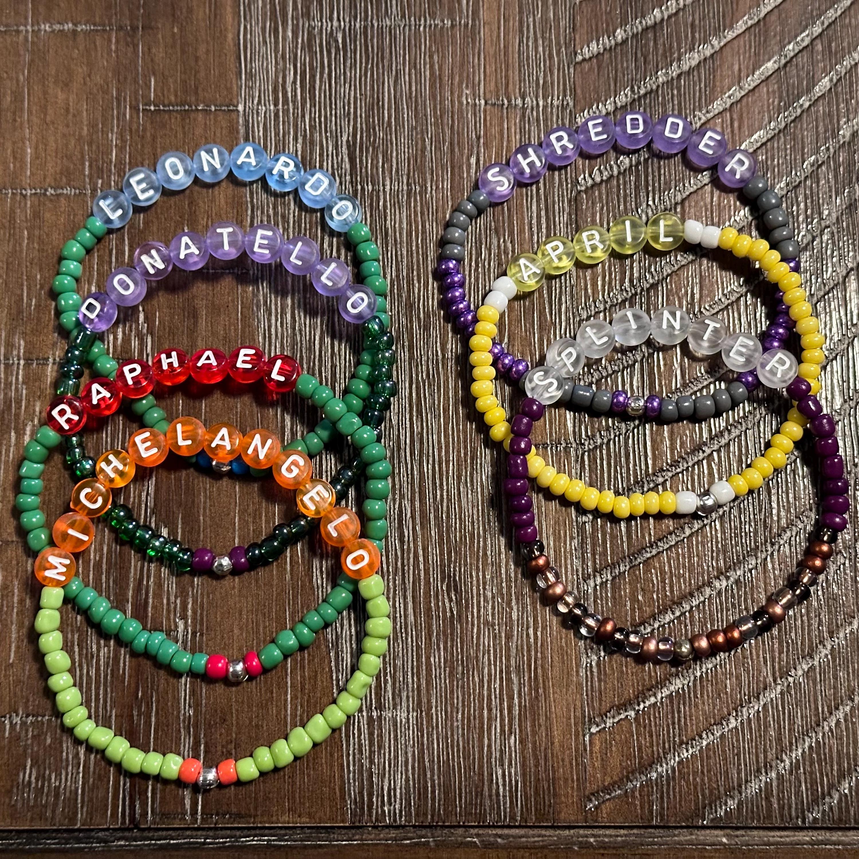 TMNT Friendship Bracelets - Etsy