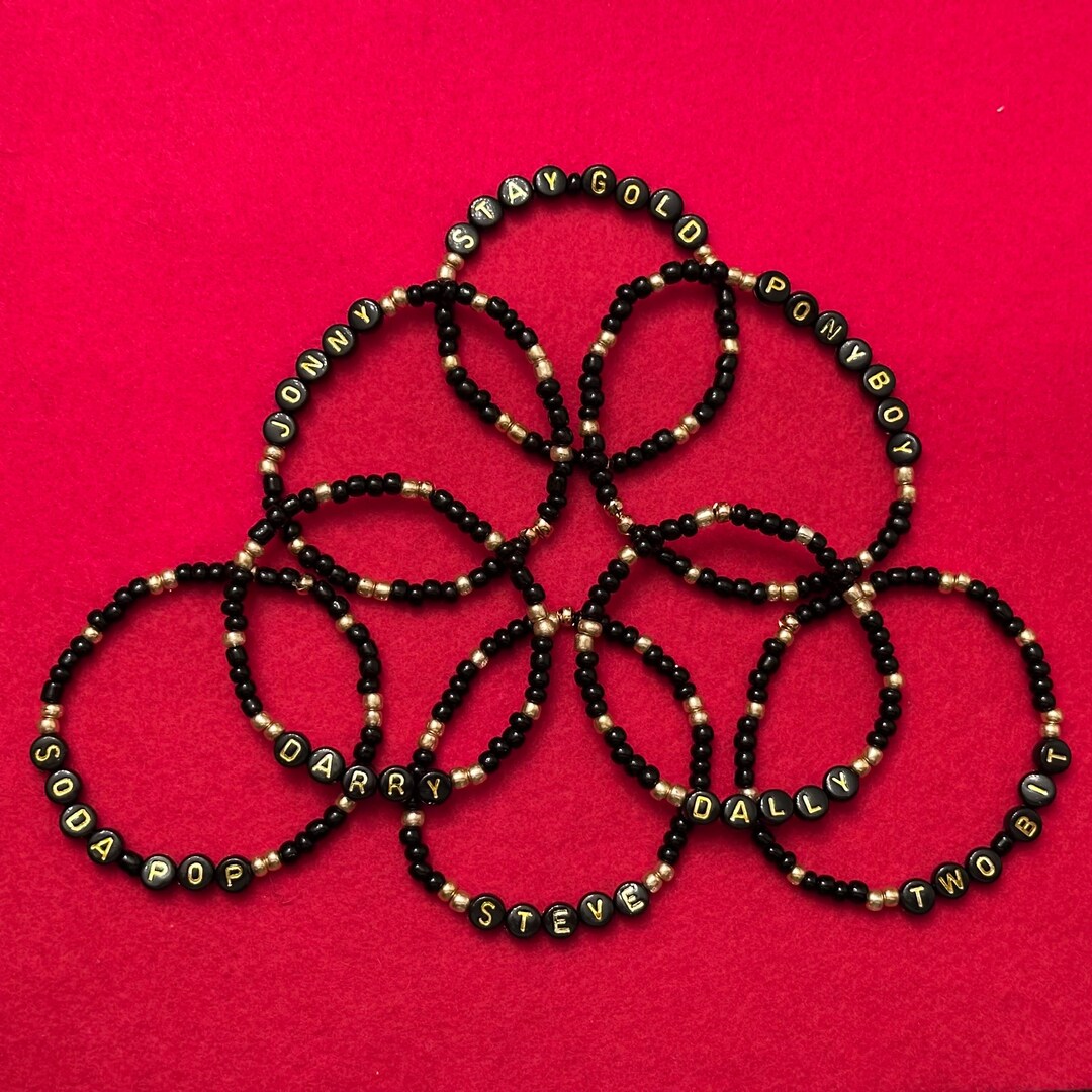The Outsiders Friendship Bracelets - Etsy