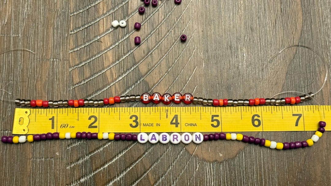 Lebron Custom Friendship Bracelet - Etsy