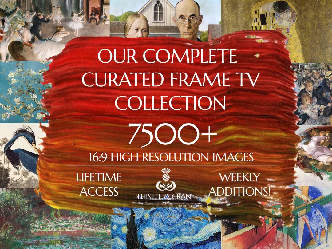 Frame TV CURATED Art Set of +7500 | Digital 4K High-resolution Art ...