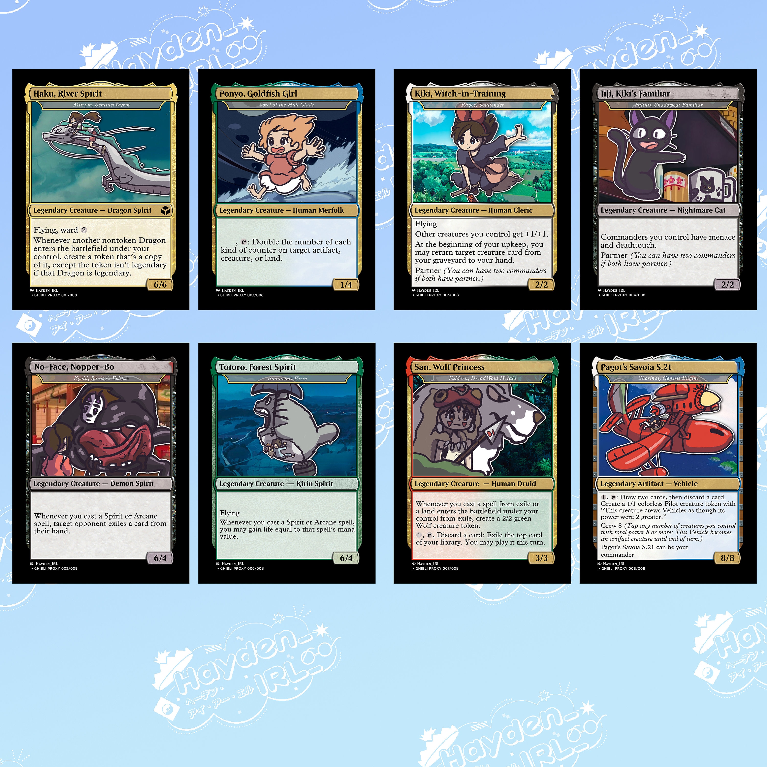 Studio Ghibli MTG Commander Proxies [FULL SET] - Etsy