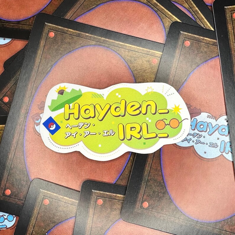 Hayden_irl Logo Sticker - Etsy