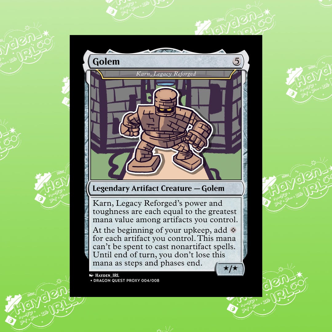 Golem MTG Commander Proxy - Etsy