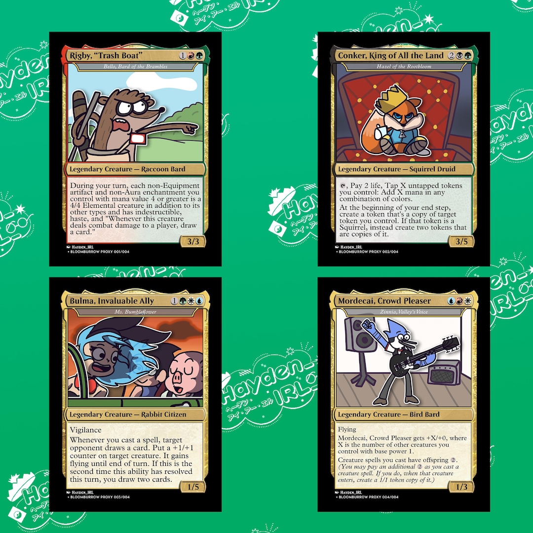 Bloom Burrow MTG Precon Commander Proxies [FULL SET] - Etsy