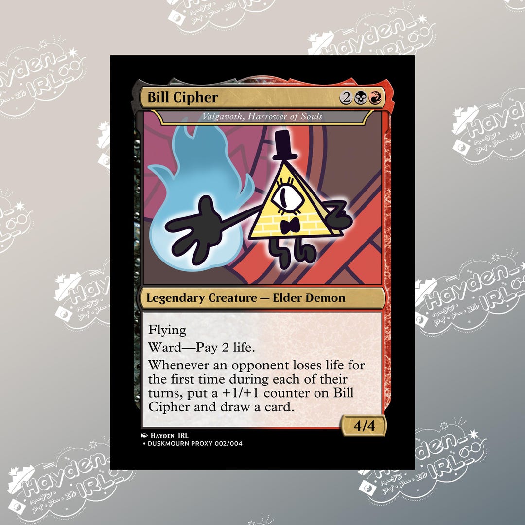 Bill MTG Dusk Mourn Commander Proxy - Etsy