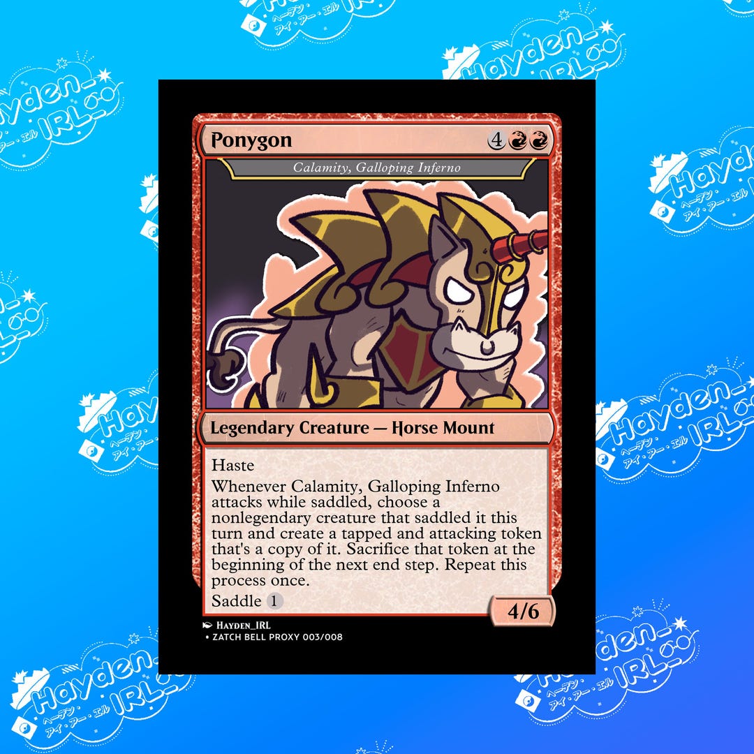 Ponygon MTG Commander Proxy - Etsy