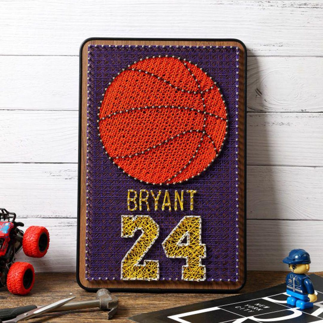 Nails Winding Drawing NBA Basketball Diy Handmade Production - Etsy