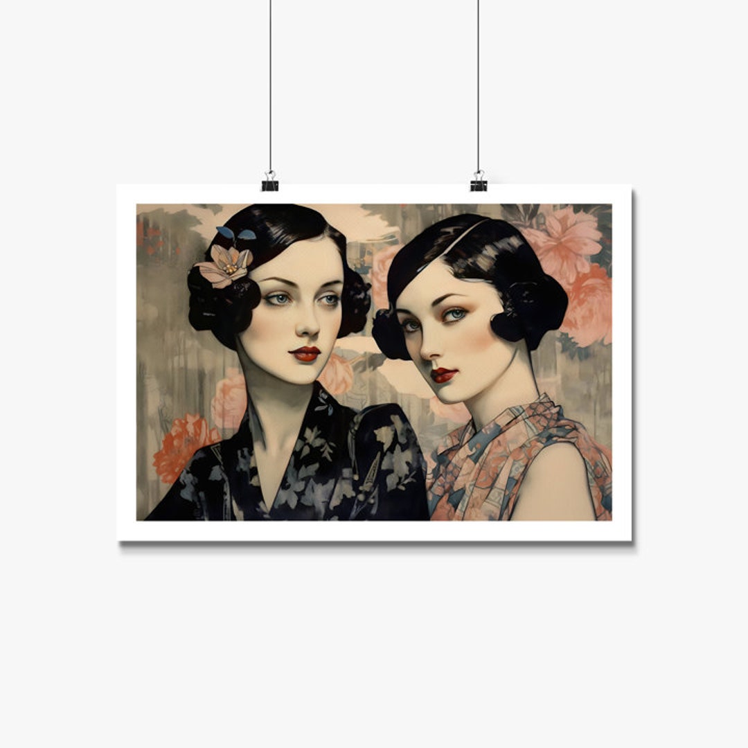 Raven Sisters - 8x12 Giclée Art Print - Original Digital Painting ...