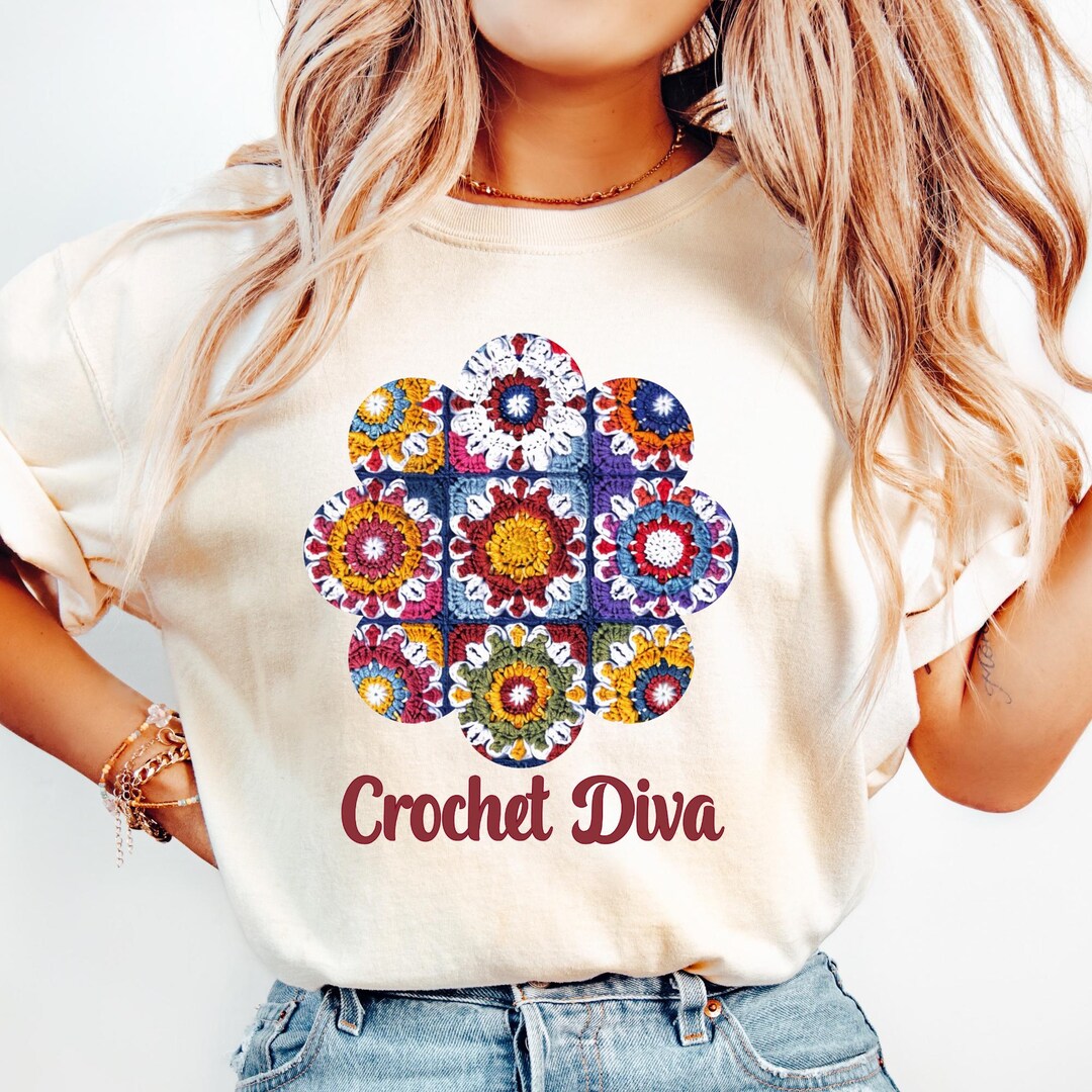 Crochet Diva PNG Sublimation Design Digital Download Only Crochet ...