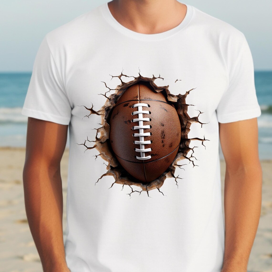 Football Break Through PNG Sublimation Design, Digital Download Only ...