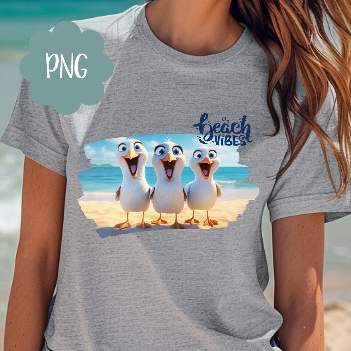 Beach Vibes PNG Sublimation Design, Digital Download Only Summer Fun ...