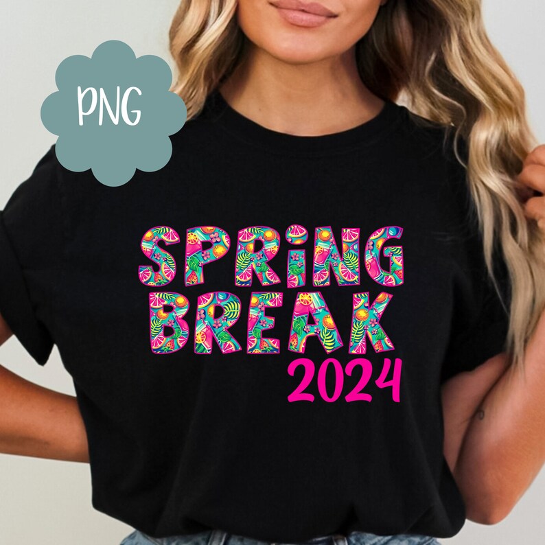 Spring Break PNG Sublimation Design, Digital Download Only Spring Break ...