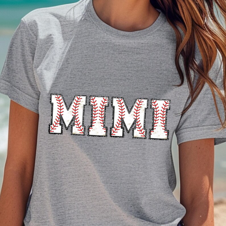 Mimi Baseball PNG Baseball Grandma Sublimation Design Digital Download ...
