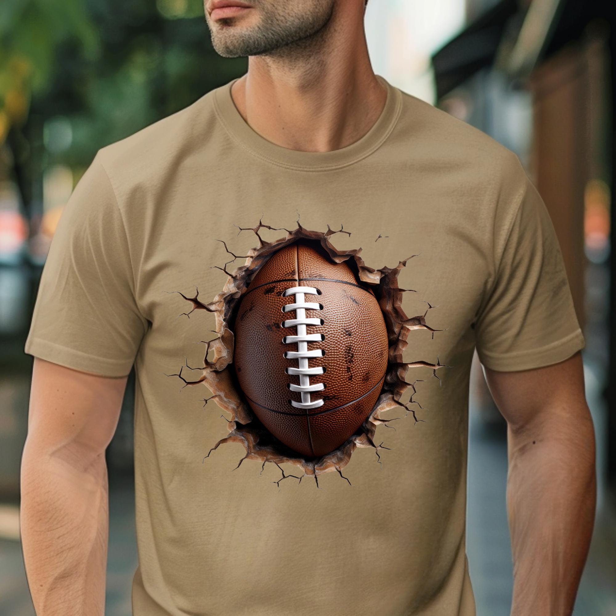 Football Break Through PNG Sublimation Design, Digital Download Only ...