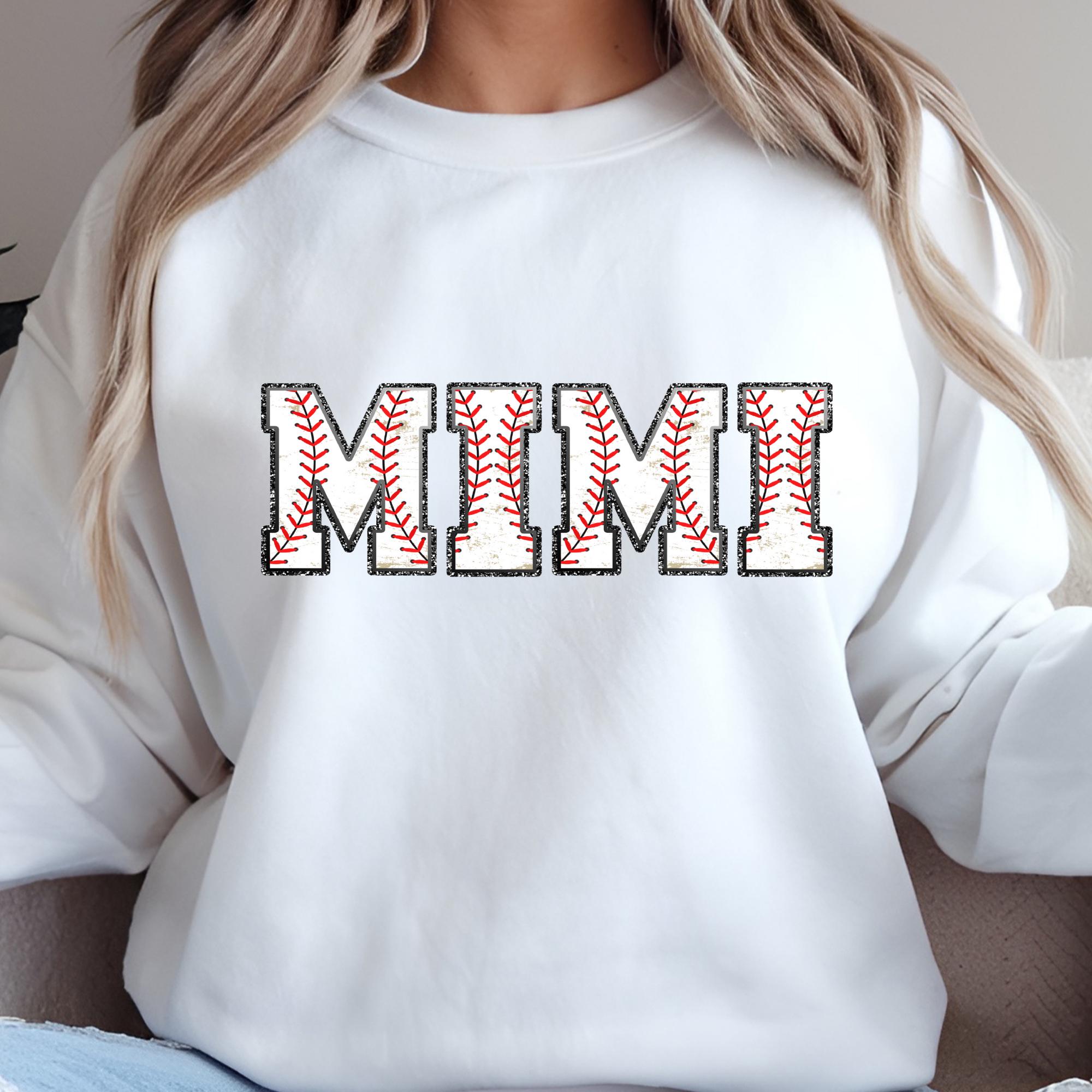 Mimi Baseball PNG Baseball Grandma Sublimation Design Digital Download ...