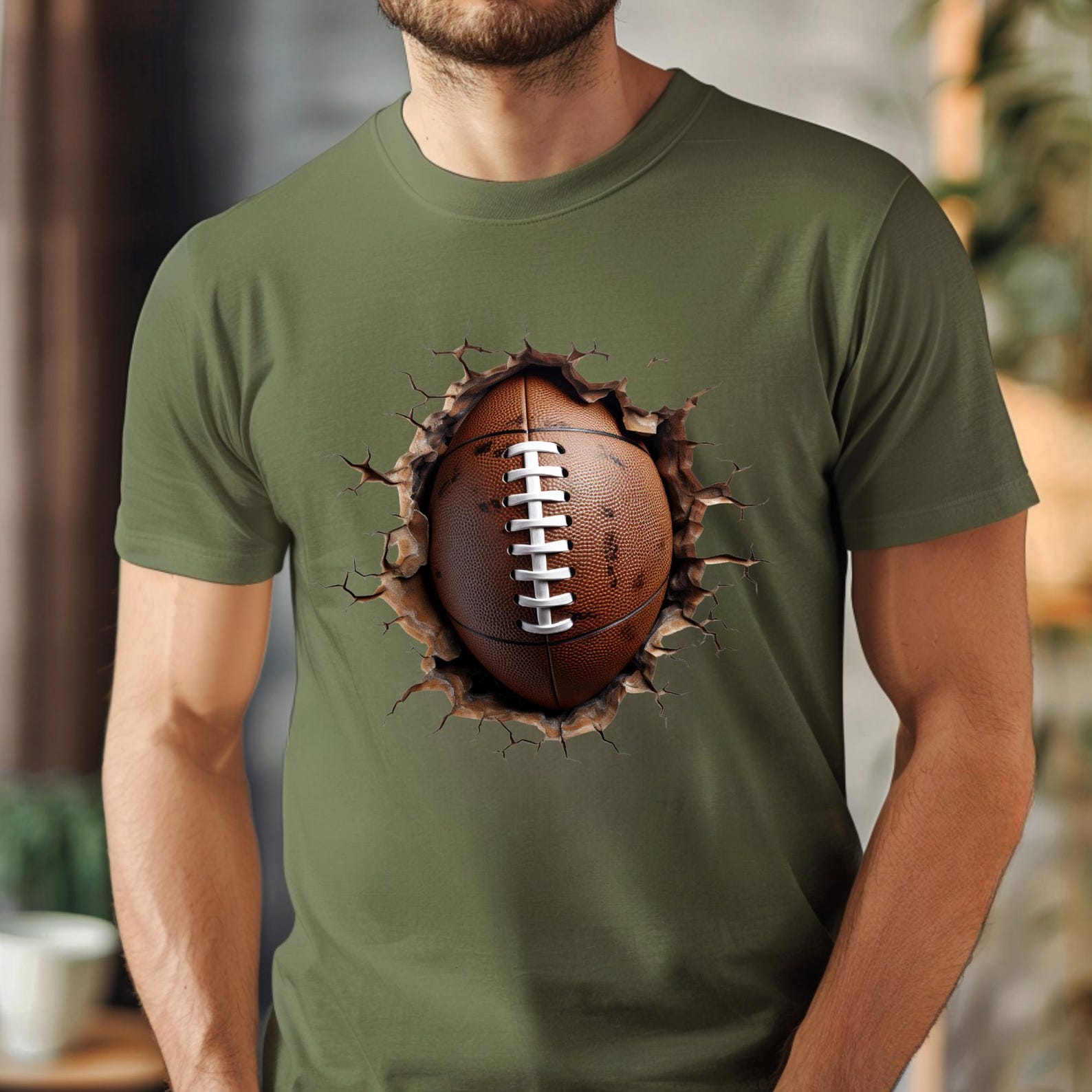 Football Break Through PNG Sublimation Design, Digital Download Only ...