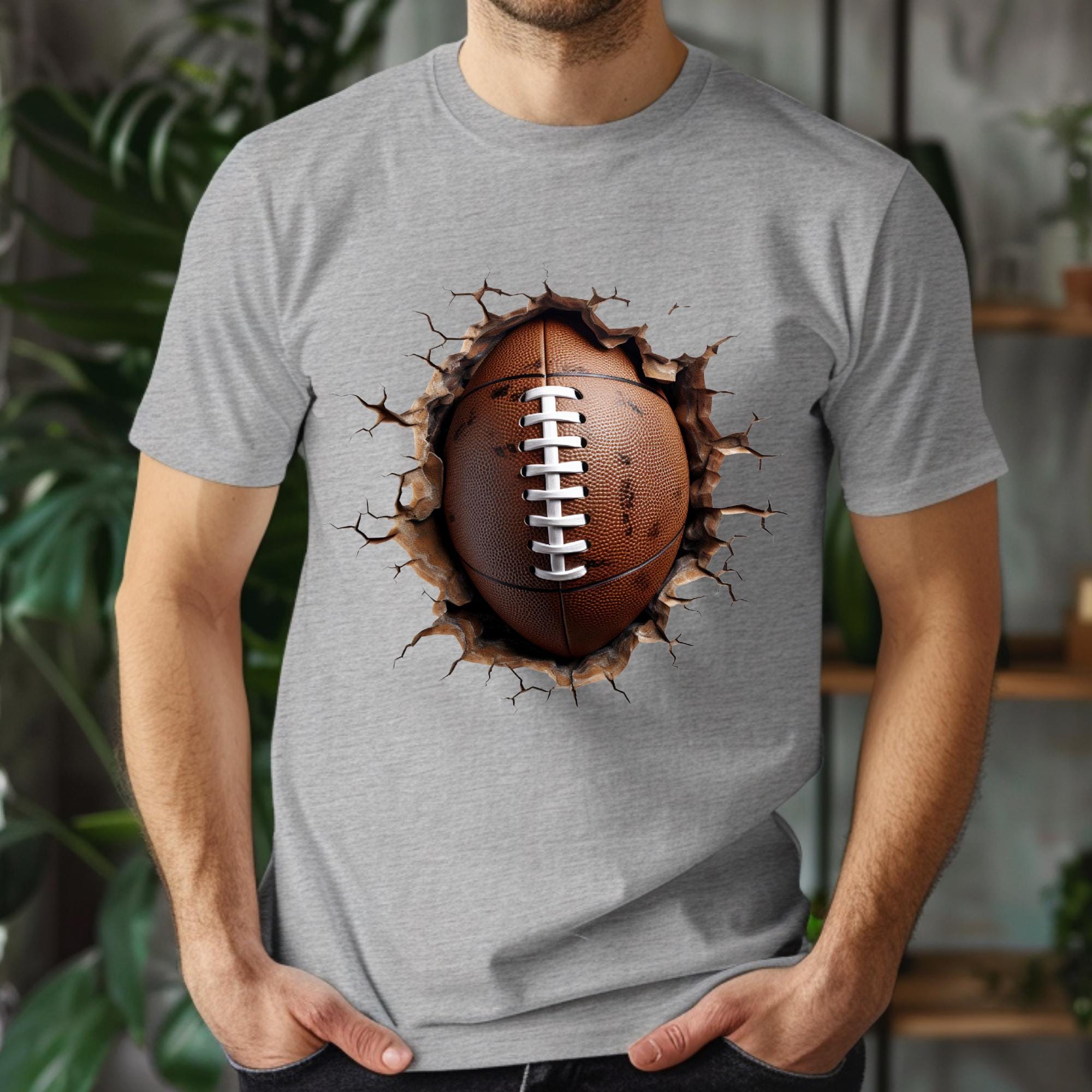 Football Break Through PNG Sublimation Design, Digital Download Only ...