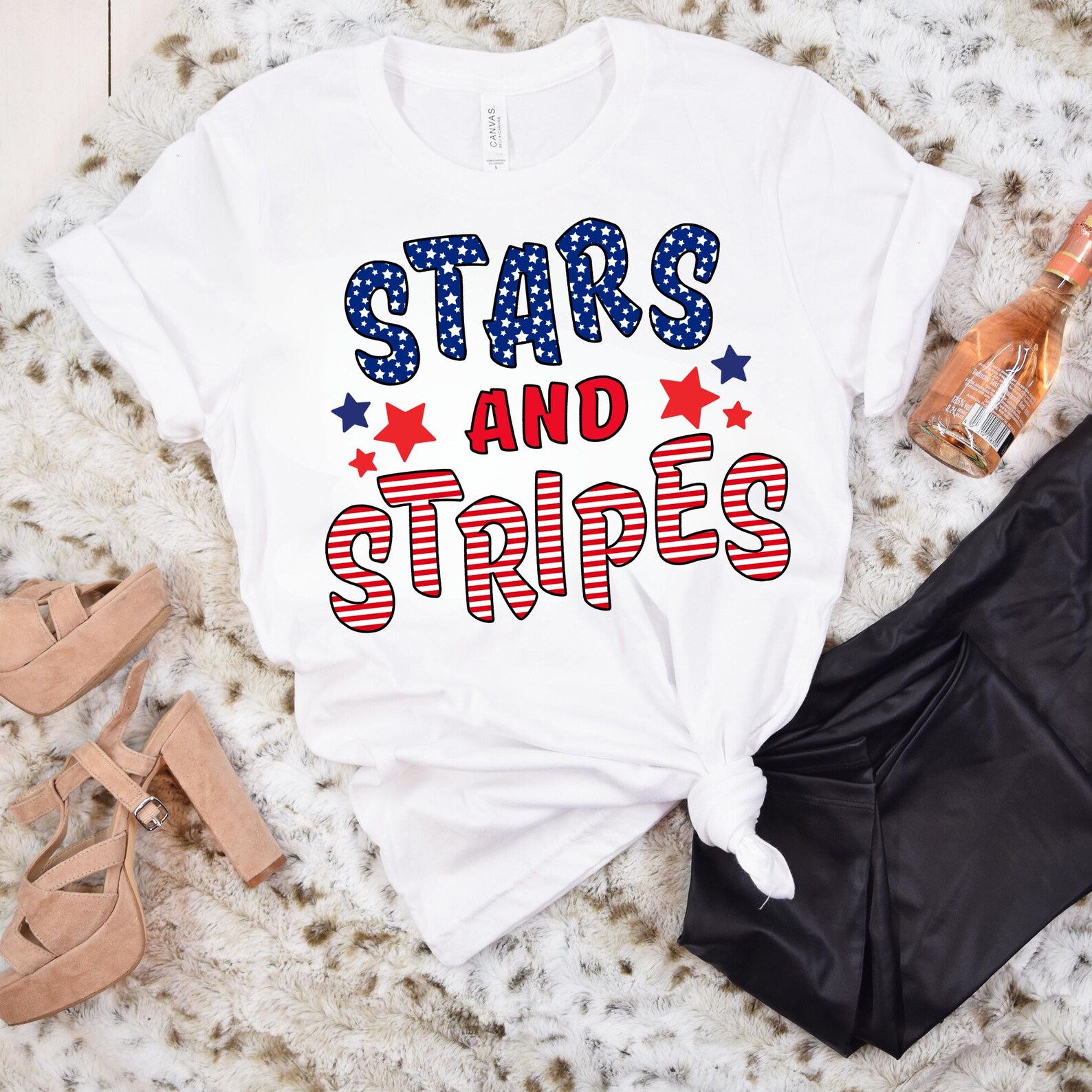 Patriotic Shirt Sublimation PNG Stars and Stripes PNG July 4th America ...