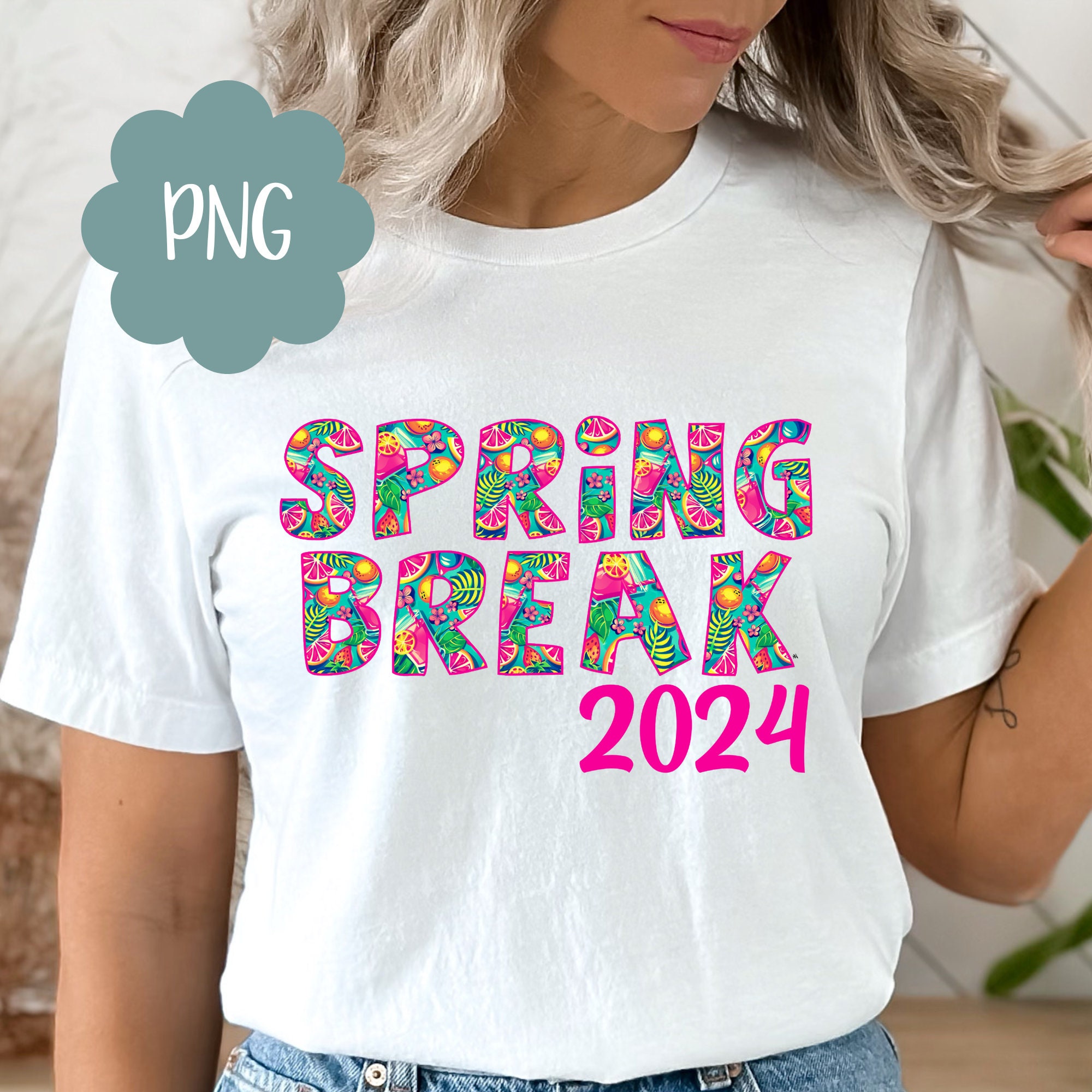 Spring Break PNG Sublimation Design, Digital Download Only Spring Break ...