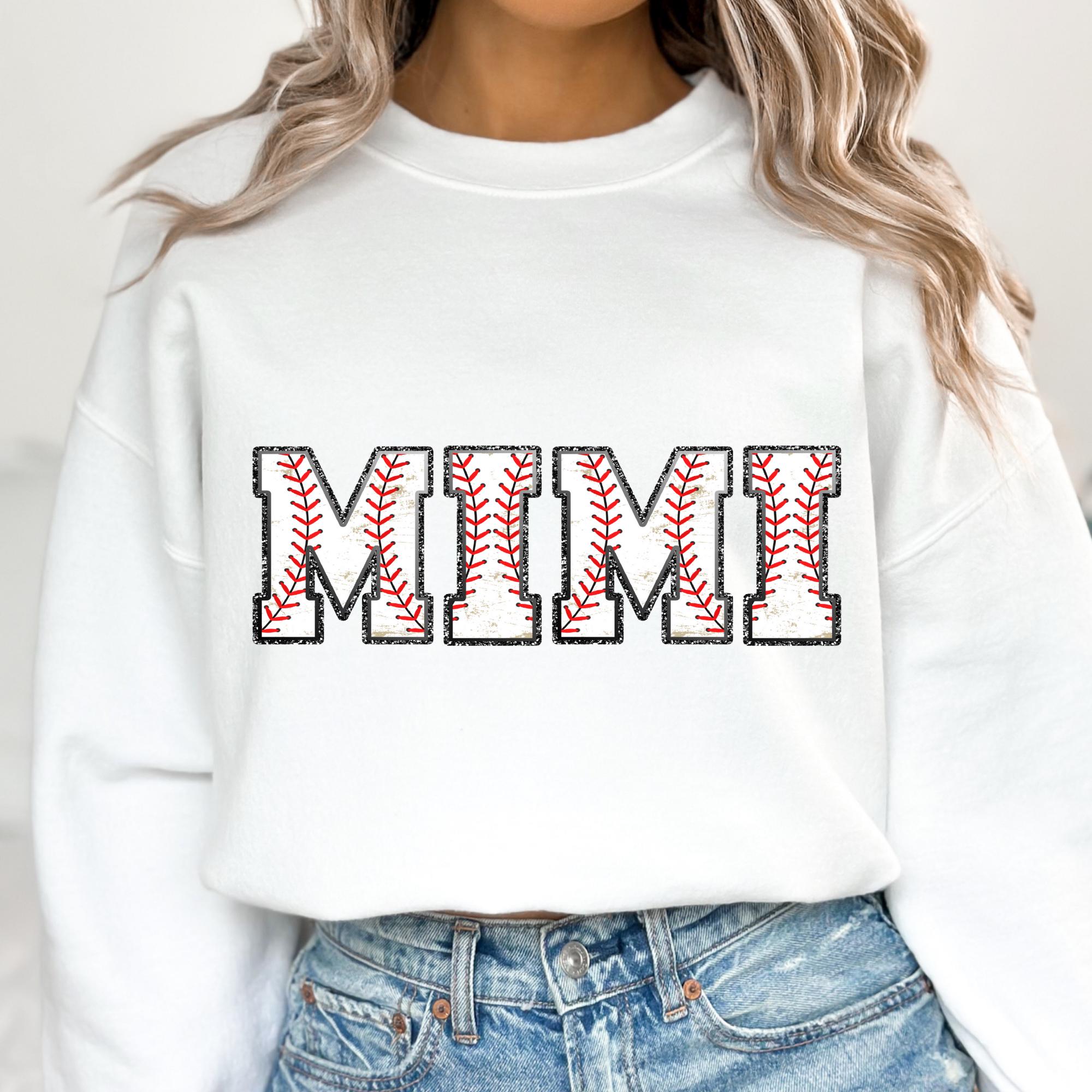 Mimi Baseball PNG Baseball Grandma Sublimation Design Digital Download ...
