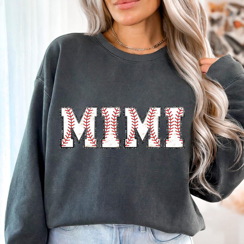 Mimi Baseball PNG Baseball Grandma Sublimation Design Digital Download ...