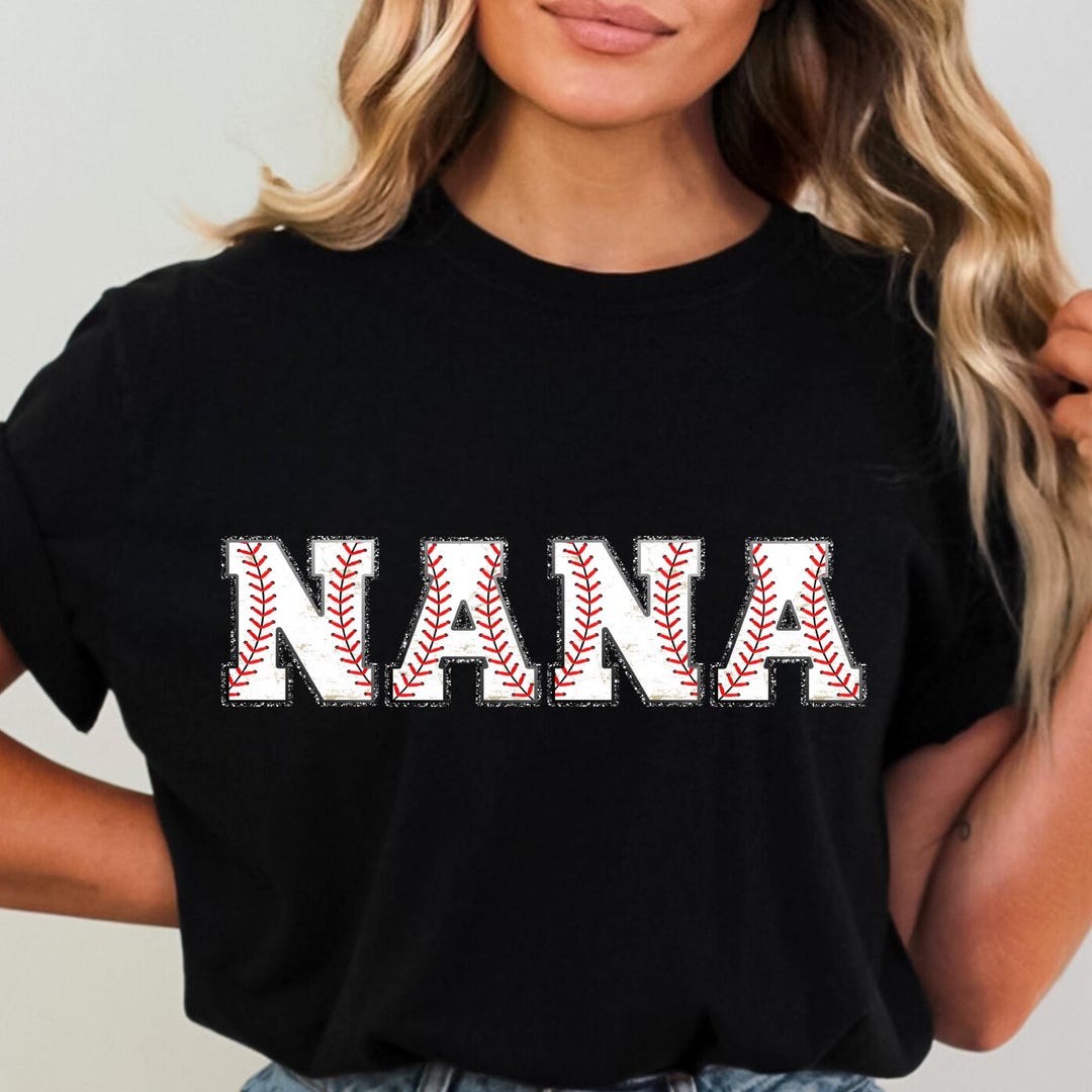 Nana Baseball PNG Baseball Grandma Sublimation Design Digital Download ...