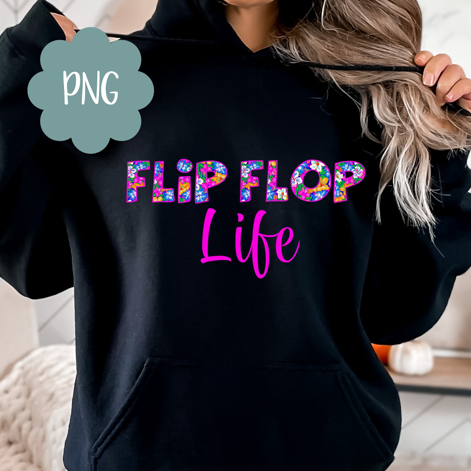 Flip Flop Life PNG Sublimation Design, Digital Download Only Summer ...