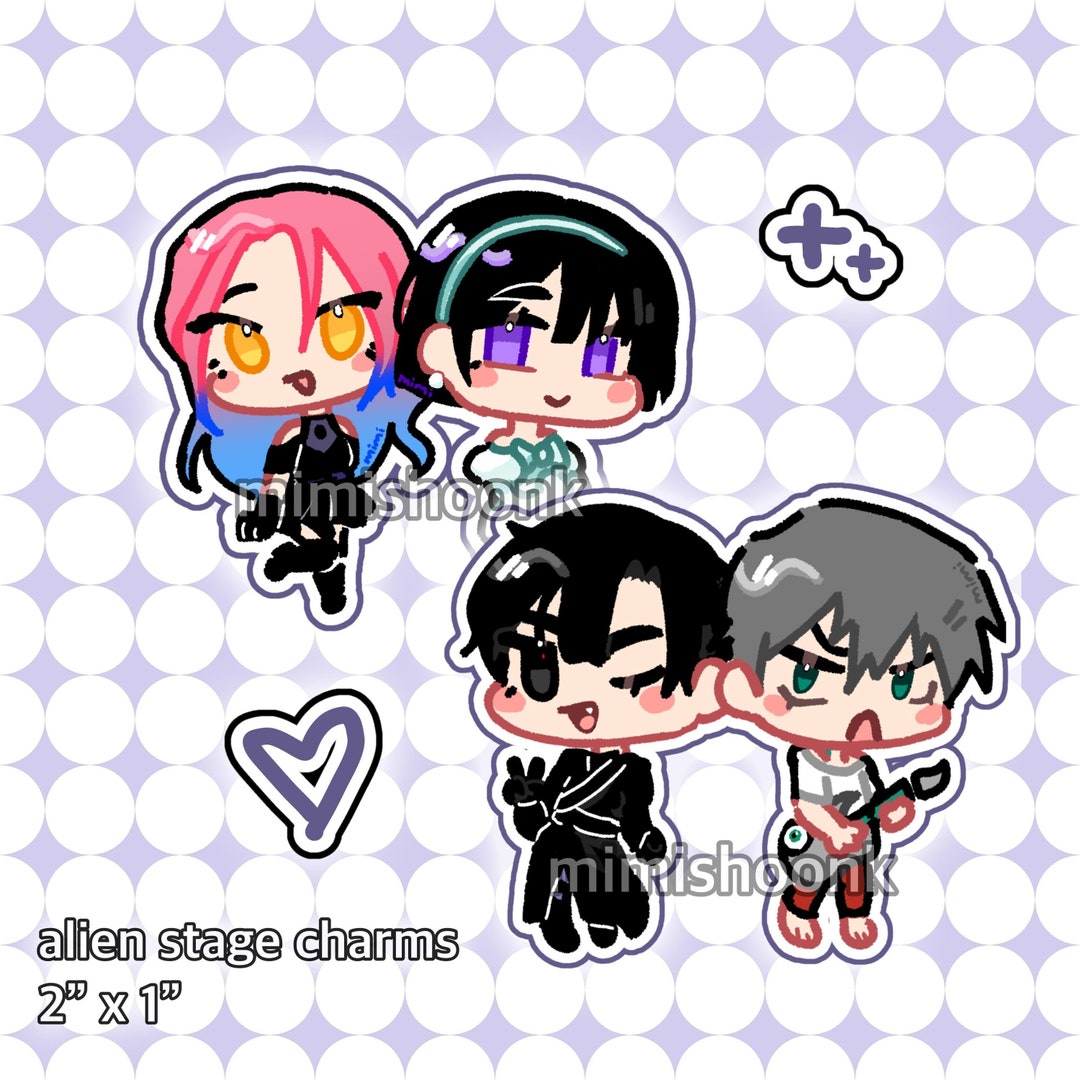Alien Stage Alnst Keychains - Etsy