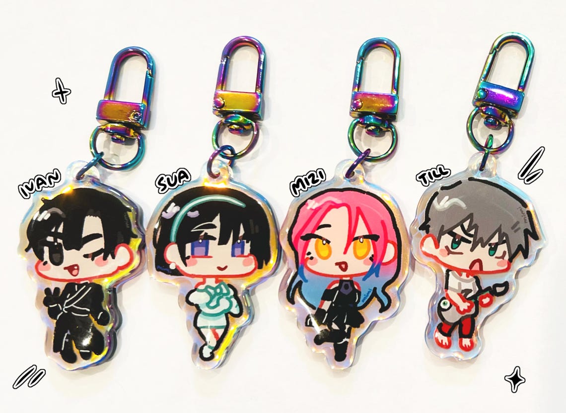 Luka Added !! ~ Alien Stage Alnst Keychains - Etsy