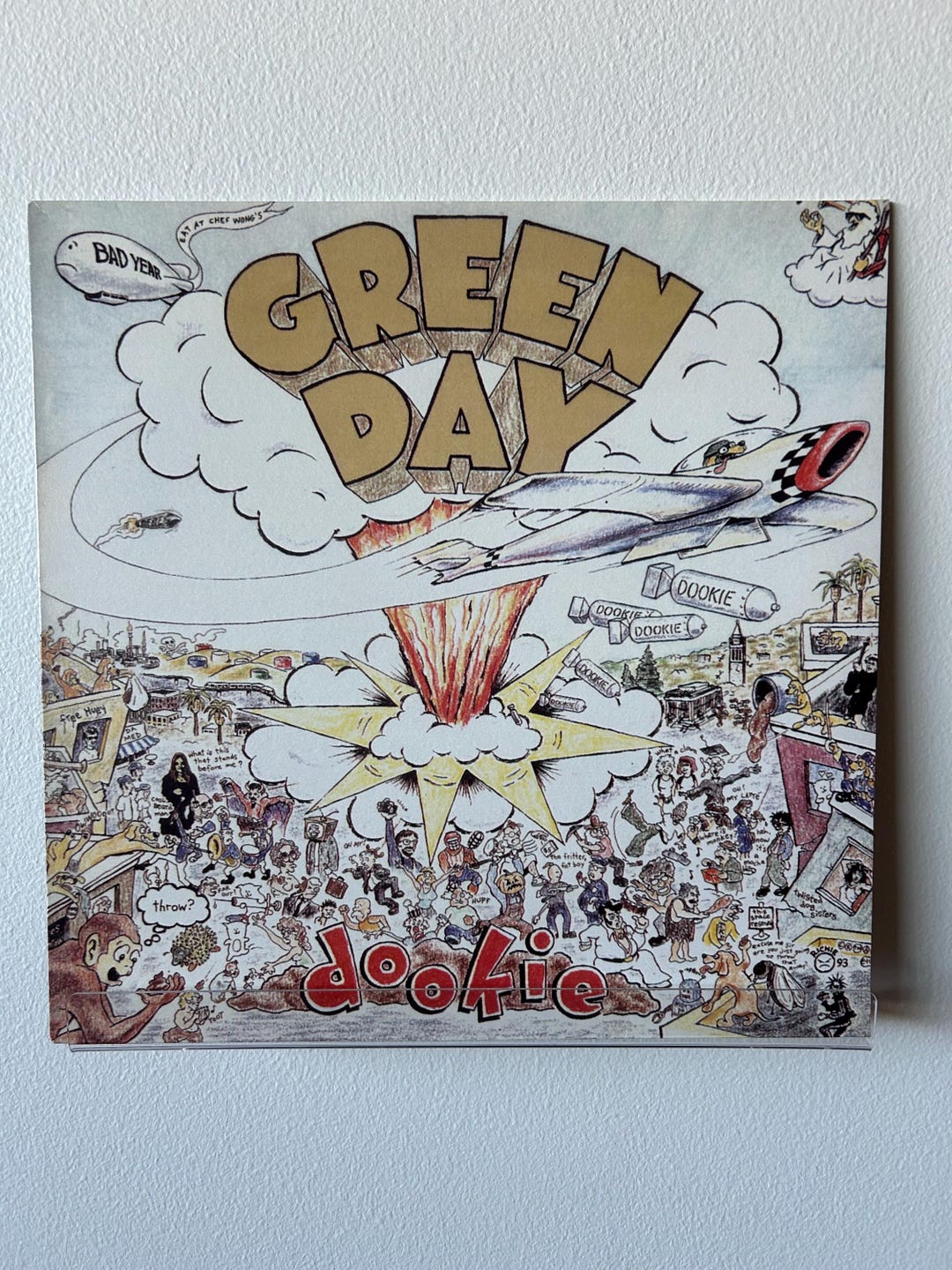 Green Day Dookie 1994 Vinyl Record German Pressing LP Reprise ...