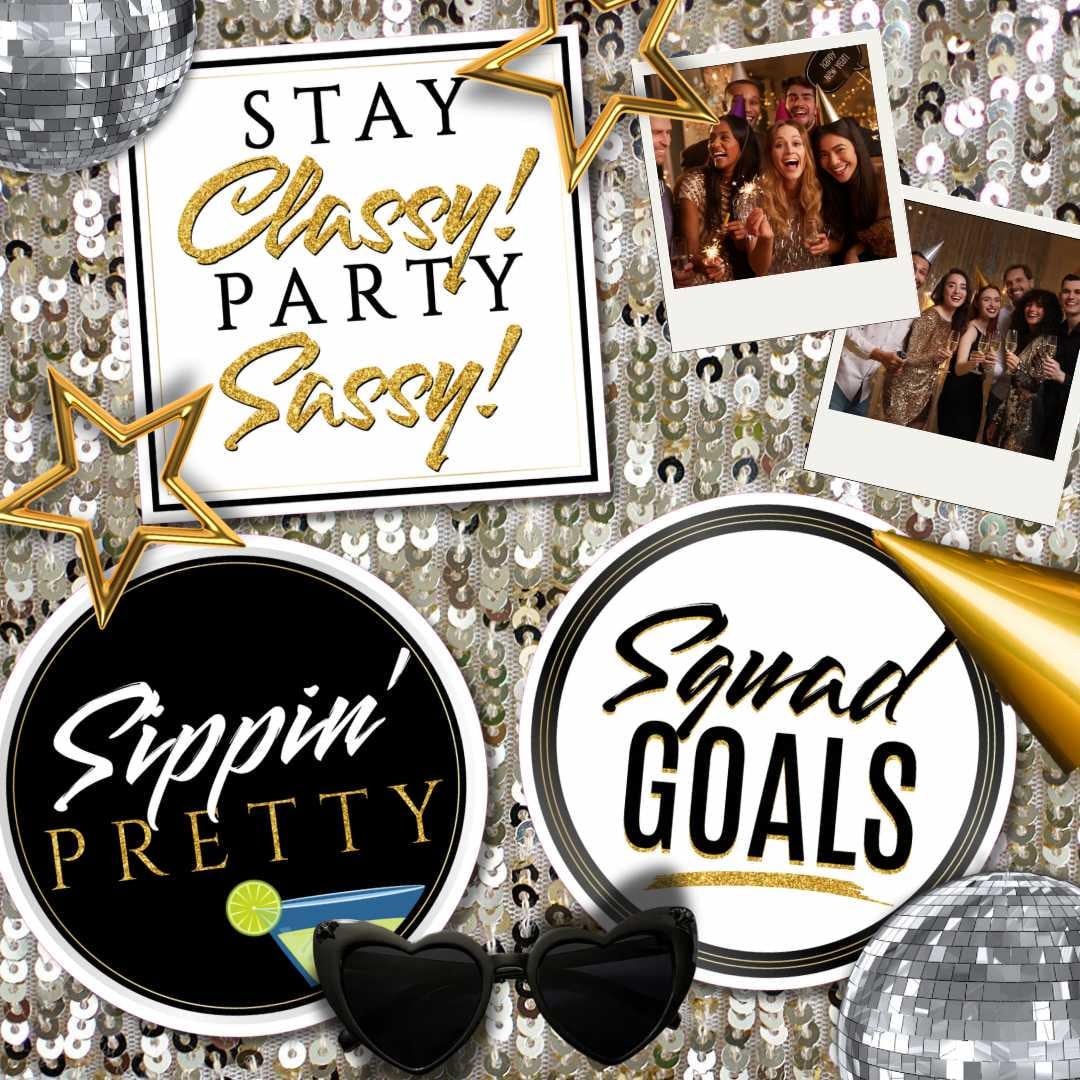 Party Photo Booth Props, Custom Photo Booth Props, PVC Props, Birthday ...