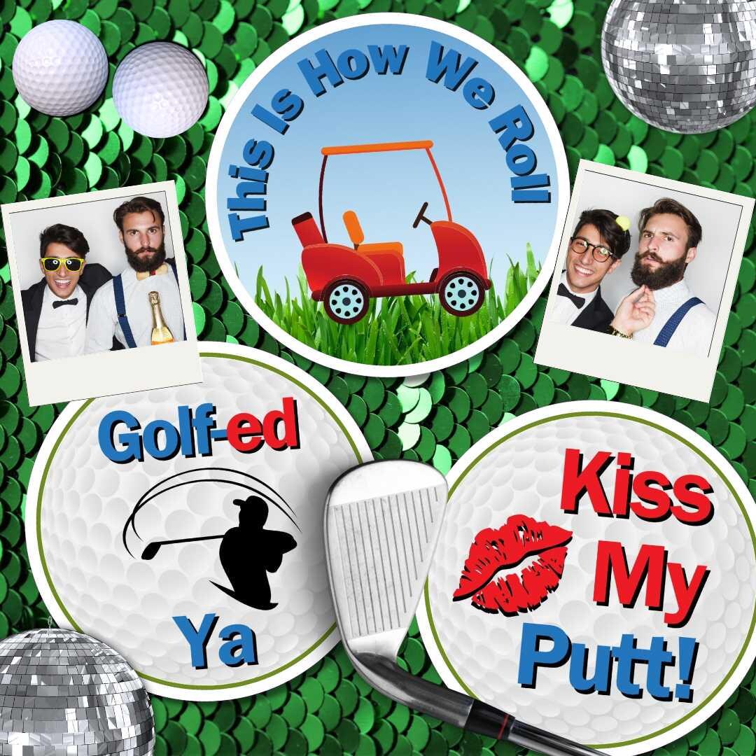 Golf Photo Booth Props, Custom Photo Booth Props, PVC Props, Props for ...