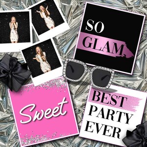 Sweet 16 Photo Booth Props, Custom Photo Booth Props, PVC Props, 16th ...