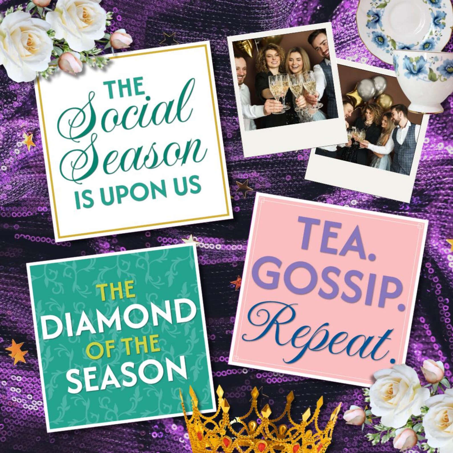 Bridgerton Photo Booth Props, Photo Booth Props, PVC Props, Custom ...