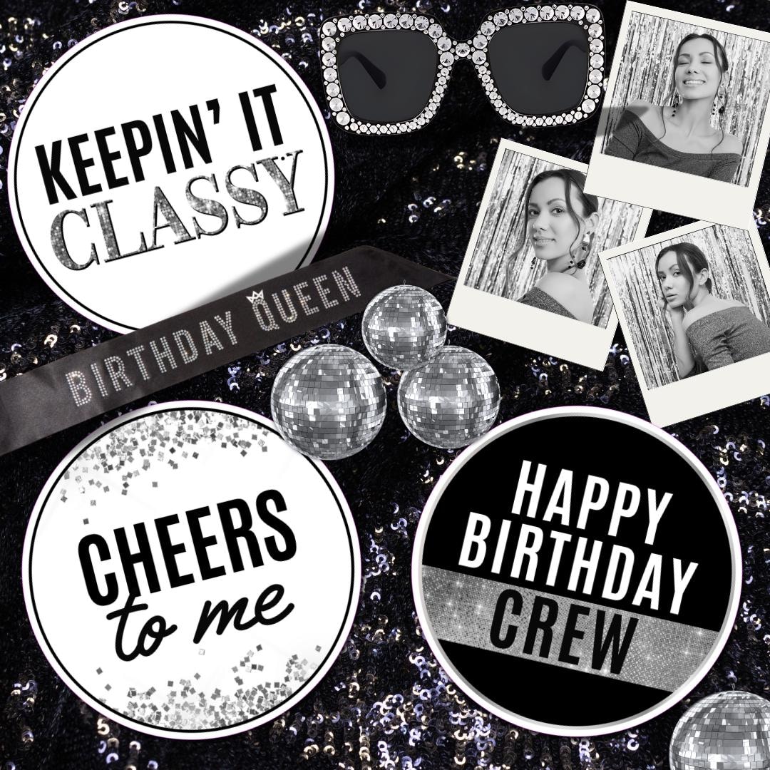 Birthday Photo Booth Props, Custom Photo Booth Props, PVC Props, Props ...