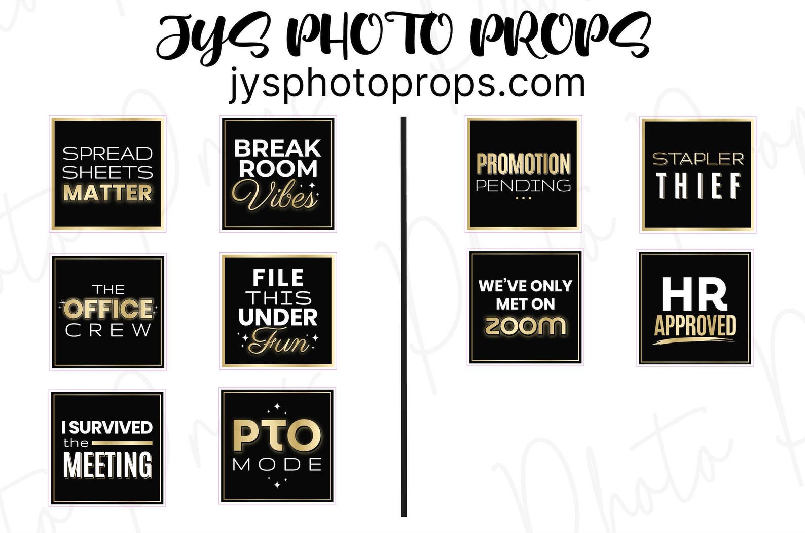 The Office Party Photo Booth Props - Etsy