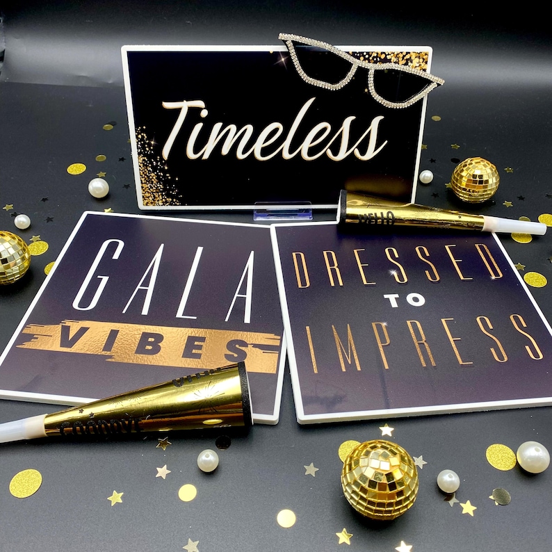 Gala Photo Booth Props, Photo Booth Props, PVC Props, Custom Props for ...