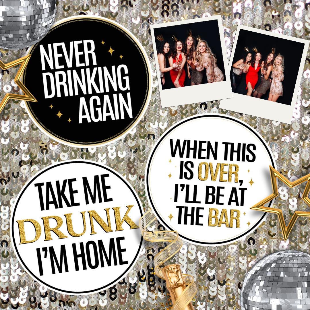 Alcohol Photo Booth Props, Custom Photo Booth Props, PVC Props, Liquor ...