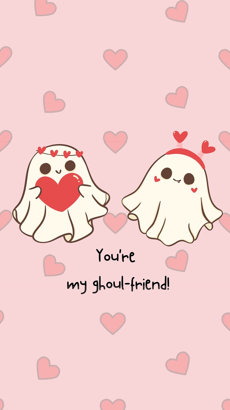 Valentines Cards - Ghosts - Etsy