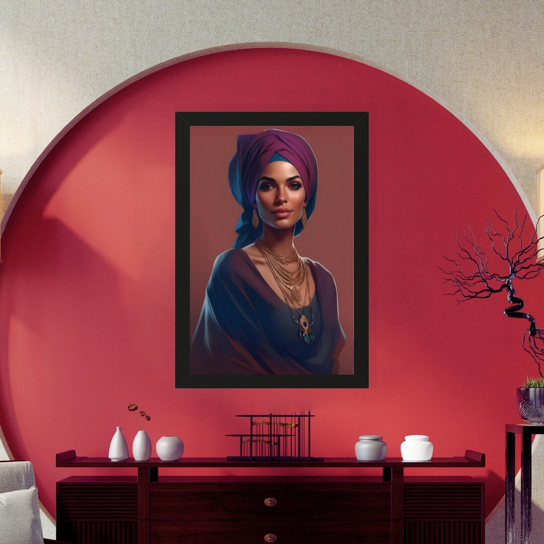 Wall Art With Soul: Escape the Ordinary With Captivating Woman Portrait ...