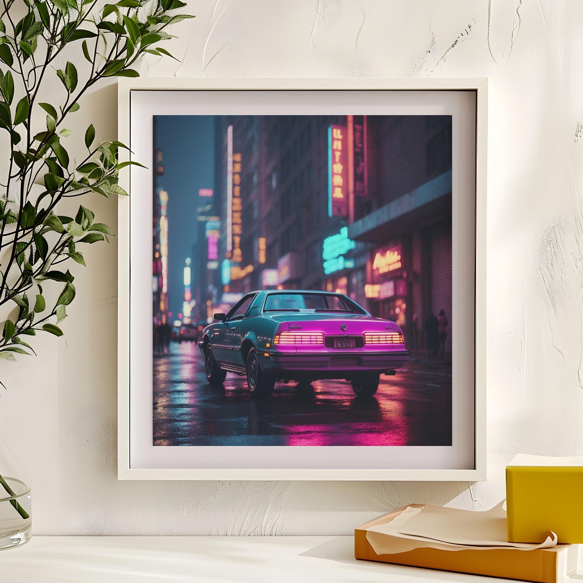 80s Retro Art Print New York City Wall Art Download Poster of 80s Retro ...