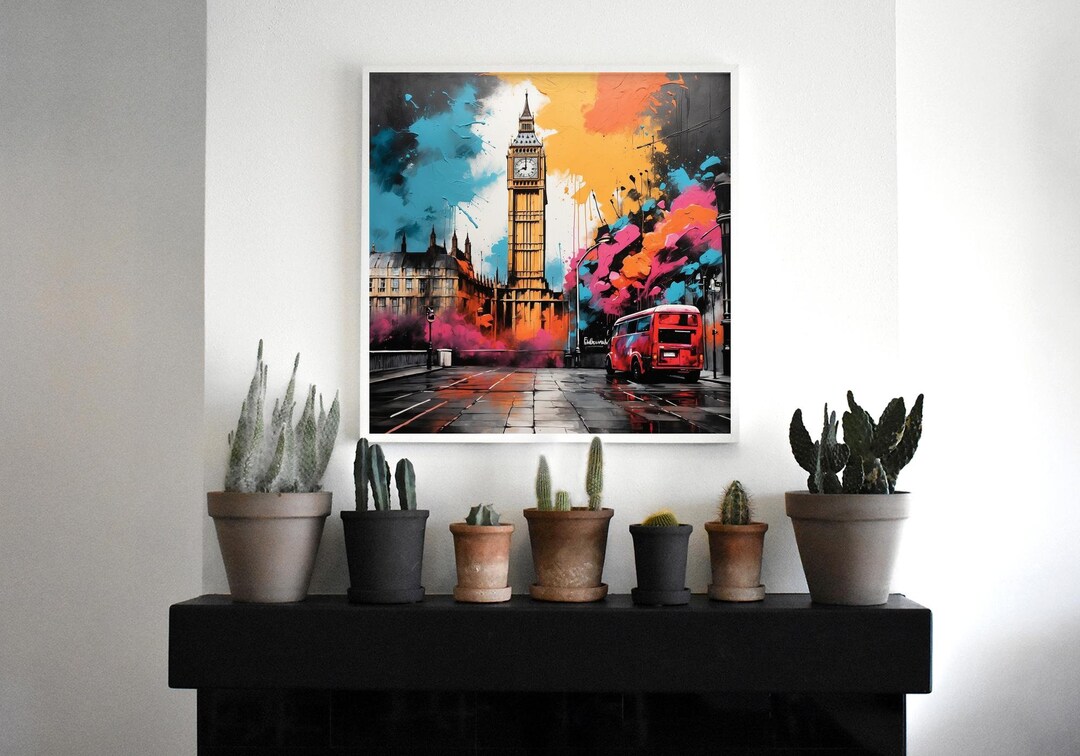 Big Ben London Art Print Big Ben Wall Art Download Poster of Big Ben ...