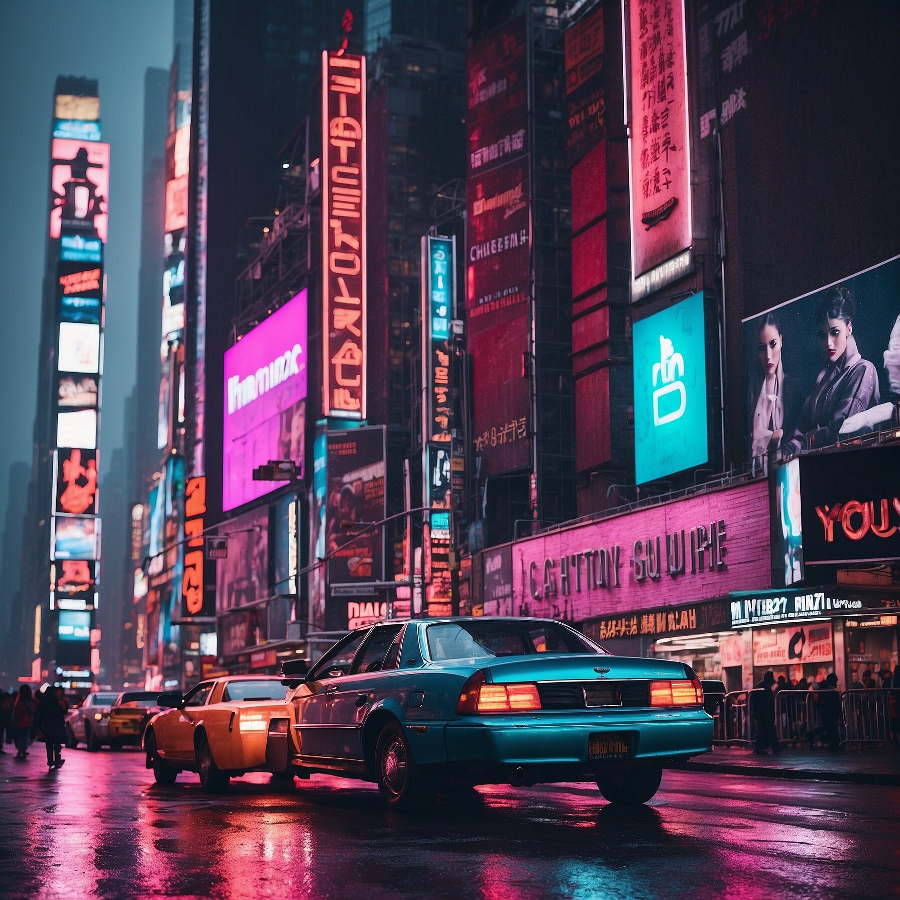 Times Square Art Print Times Square Wall Art Download Poster of Times ...