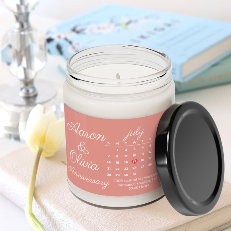 Personalized Engagement Candle Gift Decorative Candle Aesthetic Candle ...