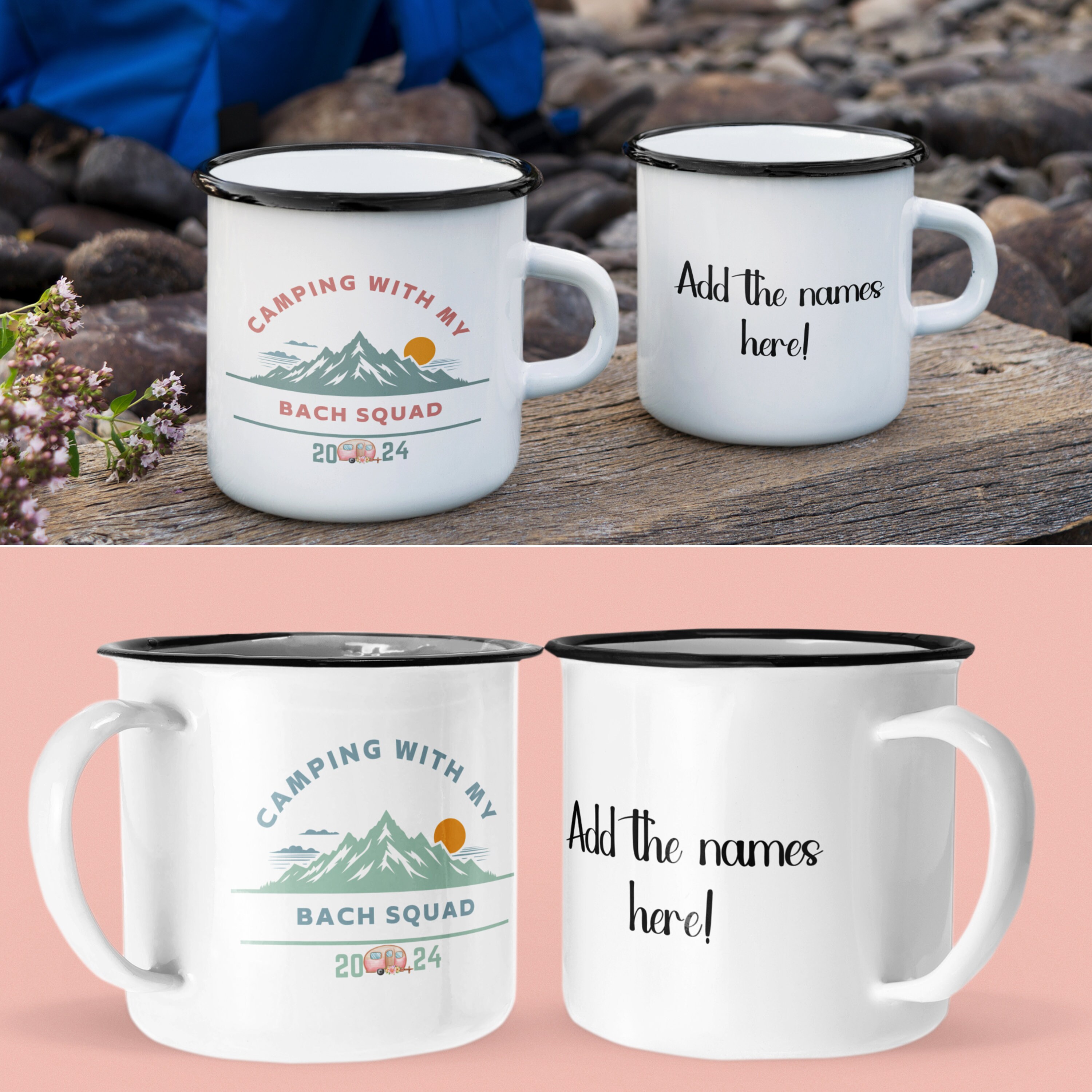 Personalized Bachelorette, Bridal Party Mugs, Bachelorette Trip ...